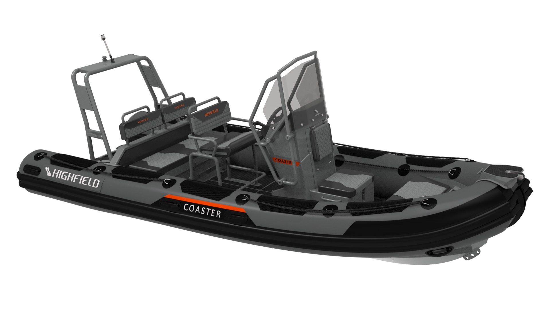 Patrol 540 RIB Boat - Highfield Aluminum Boats EN